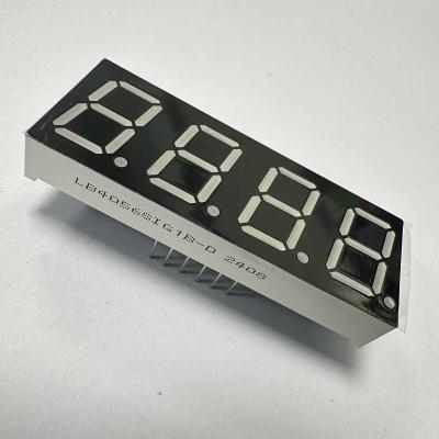 China 4-Digit 0.56-Inch (14.2mm) 7-Segment LED Display – Pure Green, Common Anode for Instrument Panels & Home Appliances for sale