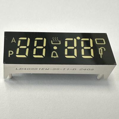 China Display LED de 7 segmentos de 4 dígitos de cor branca ultra brilhante Anodo comum para controladores de forno e eletrodomésticos à venda