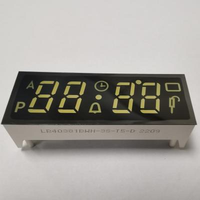 China Ultra White 7 Segment LED Display 4 Digit Common Anode for Built-in Oven Timer for sale