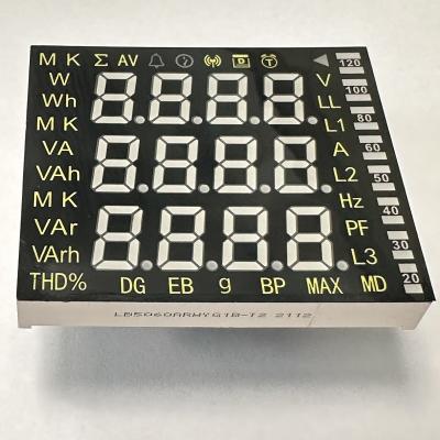 China Multicolour 3 Row 4 Digit LED Display for Electrical Multimeters for sale