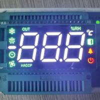 China Custom Multicolour Triple Digit 7 Segment LED Display with minus sign common anode for Refrigerator for sale