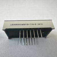 China Custom Multicolour Triple Digit 7 Segment LED Display with minus sign common anode for Refrigerator for sale