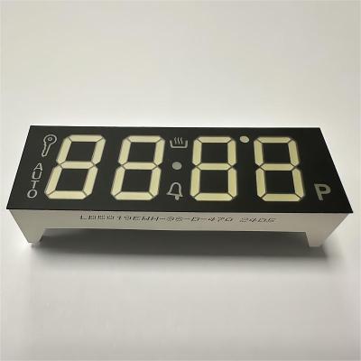 China Ultra White LED Display 7 Segment 4 Digit Common Cathode for Oven 58.2*19mm for sale