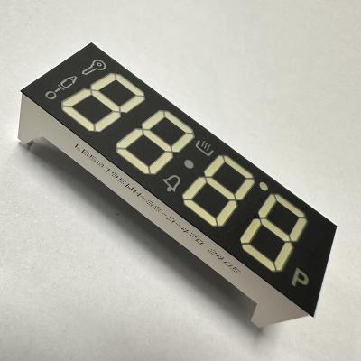 China Ultra White LED Display 7 Segment 4 Digit Common Cathode for Oven 58.2*19mm for sale