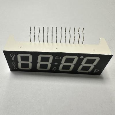 China Ultra White LED Display 7 Segment 4 Digit Common Cathode for Oven 58.2*19mm for sale