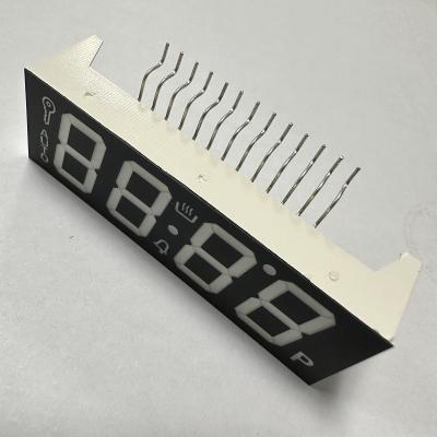 China Ultra White LED Display 7 Segment 4 Digit Common Cathode for Oven 58.2*19mm for sale