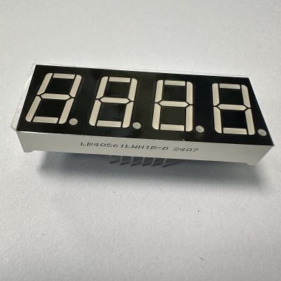 China Ultra Bright White 14.2mm (0.56-Inch) 4-Digit 7-Segment Common Cathode LED Display for Multimeters for sale