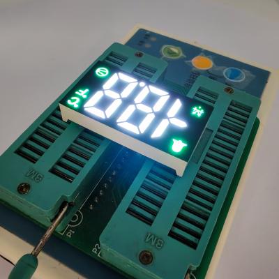 China Triple Digit Ultra White/Green 7 Segment LED Display for Water Heater for sale
