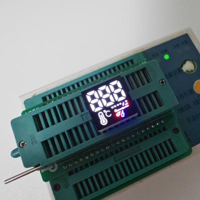 China Ultra Bright White 3 Digit 7 Segment  Custom Led Display For Marcel Waver for sale