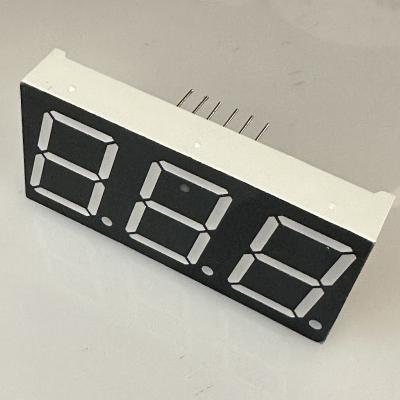 China Low Current Pure Green 20.32mm (0.8-Inch) 3-Digit 7-Segment Common Cathode LED Display for Temperature Controllers for sale