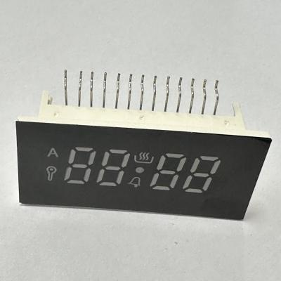 China Pure White 4 Digit LED Display 7 Segment Common Cathode for Digital Oven Timer Control for sale
