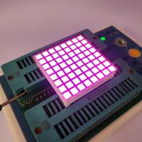 China Pink 8*8 LED Square Dot Matrix Display for Elevators for sale