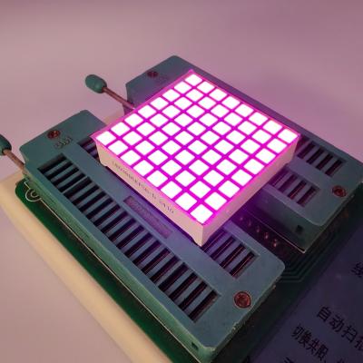 China Pink 8*8 LED Square Dot Matrix Display for Elevators for sale