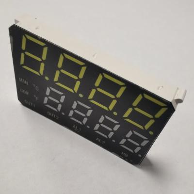 China High Brightness White /Pure Green Dual Line 7 Segment LED Display Common Anode for Temperature Indicator for sale