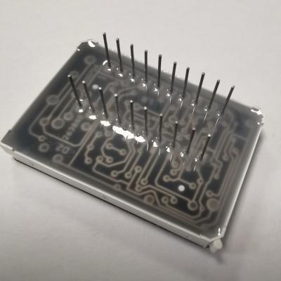 China High Brightness White /Pure Green Dual Line 7 Segment LED Display Common Anode for Temperature Indicator for sale