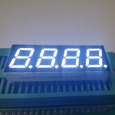 China Ultra bright white 4 Digit 7 Segment LED Display 0.39inch Common Anode for instrument panel for sale