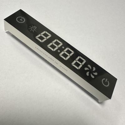 China Customized Blue/ Red/Yellow 7 Segment LED Display Module for Kitchen Hood Control for sale