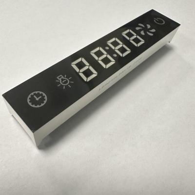 China Customized Blue/ Red/Yellow 7 Segment LED Display Module for Kitchen Hood Control for sale