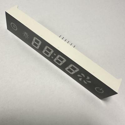 China Customized Blue/ Red/Yellow 7 Segment LED Display Module for Kitchen Hood Control for sale