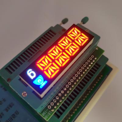 China Customized Ultra Red/White/Blue 4-Digit 14-Segment Alphanumeric LED Display for sale