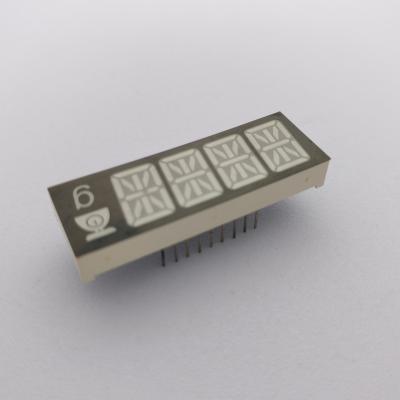 China Ultra Red/White/Blue 4 Digit 14 Segment Customized Alphanumeric LED Display for sale