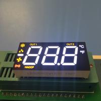 China Triple Digit Multicolor 7 Segment LED Display Common Cathode for Refrigerator Control for sale