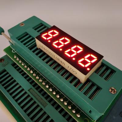 China 4-Digit Ultra Bright Red 7-Segment LED Display for Instrument Panels for sale