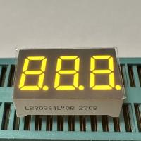 China 3 Digit Common Cathode 7-Segment LED Display for Home Application for sale