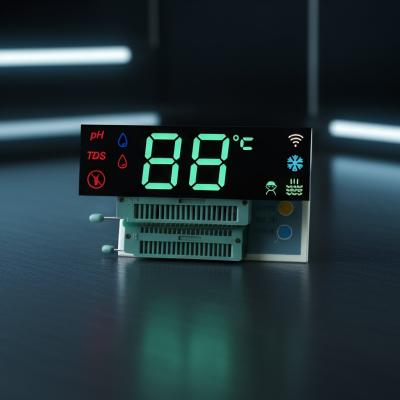 China 7-Segment LED Display Customized Multicolor Invisible for Water Dispensers for sale