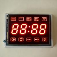China Ultra Bright Red 4 Digit LED Display with Customized Size and Low Power Consumption for Digital Microwaves for sale