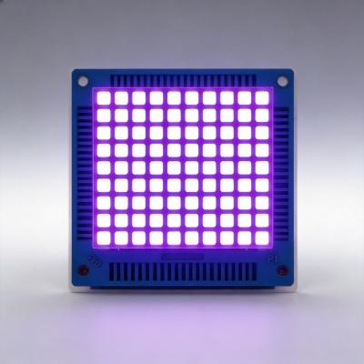 China High-Visibility Purple 8x8 Dot Matrix LED Display with 3mm Emitting Dot Diameter and Long Lifetime for Elevators for sale