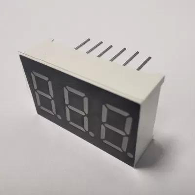 China 0.36 inch 3 Digit 7 Segment LED Display Super Bright Amber Common Cathode for Panel Meter for sale