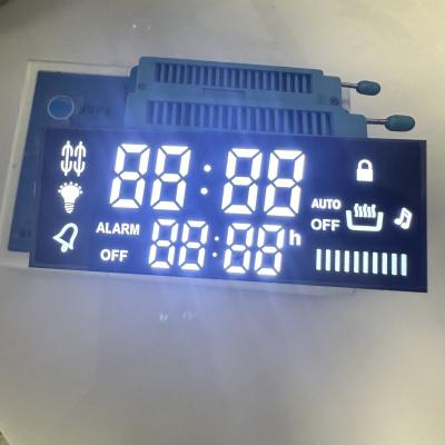 China Customized Ultra Bright White 7 Segment LED Display Module for Gas Cooker Control Panels for sale