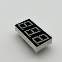 China 3 digit 14.2mm Ultra bright Red 7 Segment Common Cathode LED Display for Temperature Controller for sale