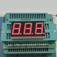 China 3 digit 14.2mm Ultra bright Red 7 Segment Common Cathode LED Display for Temperature Controller for sale