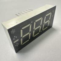 China Customized Ultra Bright White 3 Digit 7 Segment LED Display Common Cathode for Refrigerator  for sale
