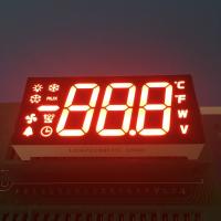 China 90 Degree Pin Bending LED Display for Refrigerator Controller - 17mm Height, 47x22x9mm Dimensions, Common Anode for sale