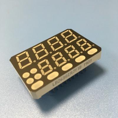 China Temperature Indicator 8 Digits 7 Segment LED Display Multicolour Custom Design for sale