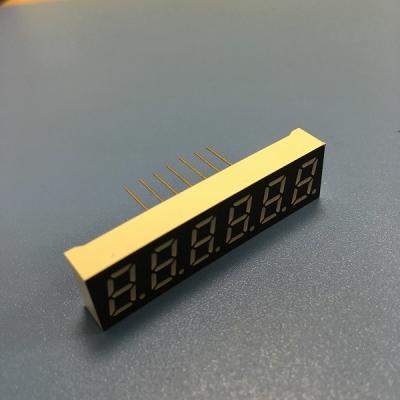 China 0,3" 6 polaridade comum vermelha super conduzida segmento do cátodo do tamanho pequeno da exposição do dígito 7 à venda