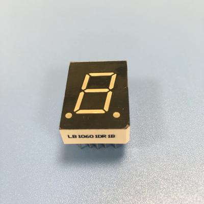 China Exposição de segmento brilhante super da montagem 7 da superfície do vermelho painel de instrumento de 0,6 polegadas aplicado à venda