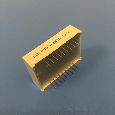China Branco 0,8" ânodo comum duplo da exposição de diodo emissor de luz do segmento do dígito 7 para o painel de instrumento à venda