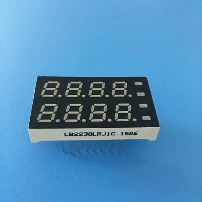 China Dual Colour 8 Digits 7 Segment LED Display High Luminous Intensity Easy Assembly for sale