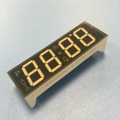 China SMT PINS Custom LED Display 7 Segment 4 Digit Super Bright Green For Oven Controller for sale