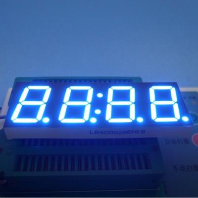 China Four Digit 7 Segment LED Display Small Current Drive High Efficiency Easy Assembly for sale