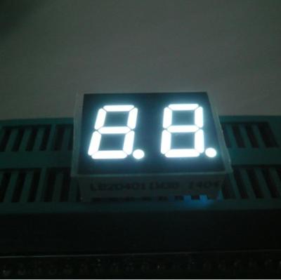 中国 電子工学の器械二重ディジット7の区分のLED表示0.39インチCC/CAの極性 販売のため