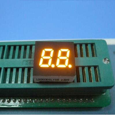 中国 電子工学の器械二重ディジット7の区分のLED表示0.39インチCC/CAの極性 販売のため