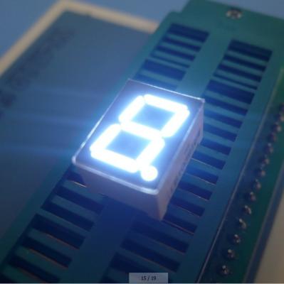 China Single Digit 7 Segment Led Display Common Anode Ultra bright red 14.2mm Height Long Life Time for sale
