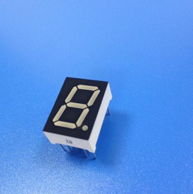 China Single Digit 7 Segment Led Display Common Anode Ultra bright red 14.2mm Height Long Life Time for sale