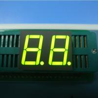 China 0.56inch Dual Digit Common Cathode 7-Segment LED Display Yellow Green for sale