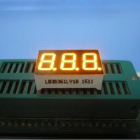 China Wide Viewing Angle Triple Digit Seven Segment LED Display For Electric Oven / Microwave for sale